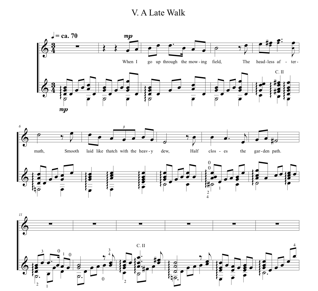 A Late Walk | Michael Karmon